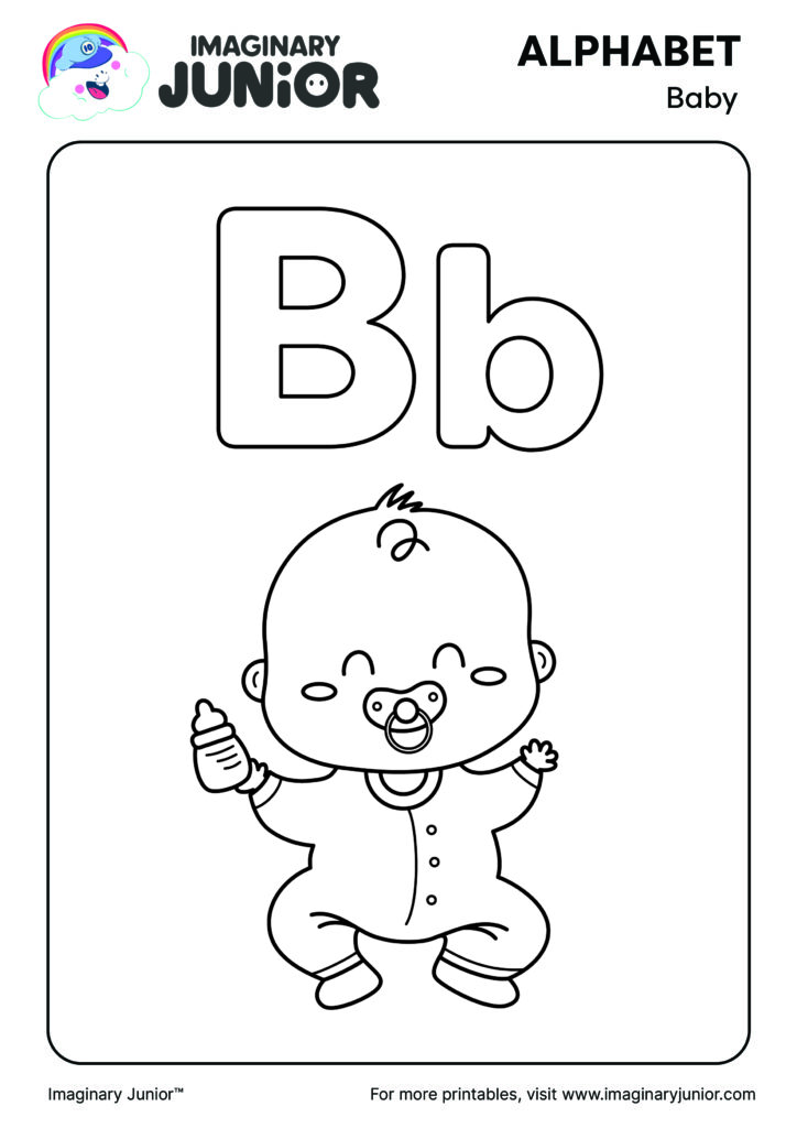 B Printables & Coloring Pages (2025 Edition) - Imaginary Junior