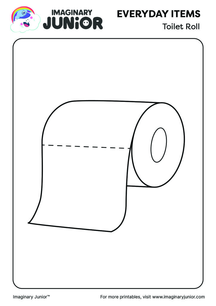 Toilet Roll Printables & Coloring Pages (2023 Edition) - Imaginary Junior