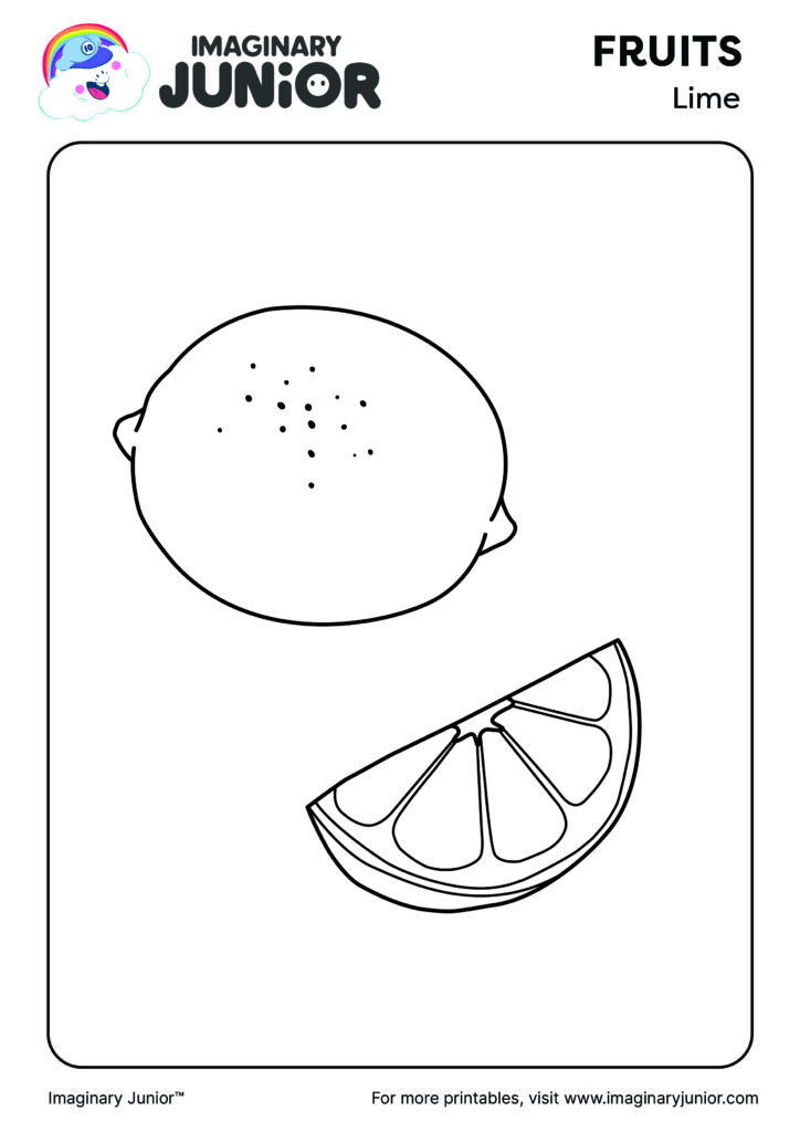 Lime Printables & Coloring Pages (2025 Edition) - Imaginary Junior