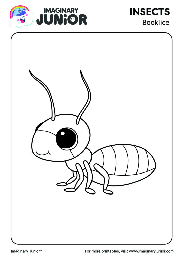 Booklice Printables & Coloring Pages (2025 Edition) - Imaginary Junior