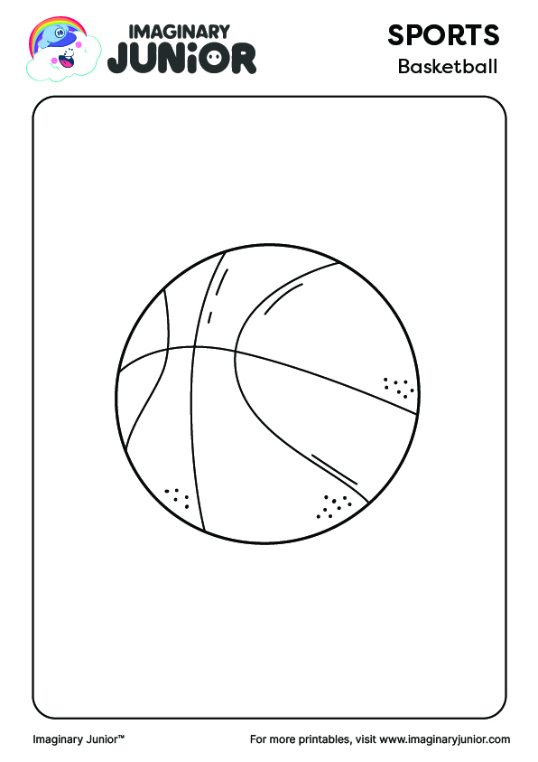 Basketball Printables & Coloring Pages (2023 Edition) - Imaginary Junior