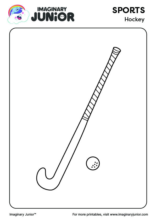 Hockey Printables & Coloring Pages (2023 Edition) - Imaginary Junior