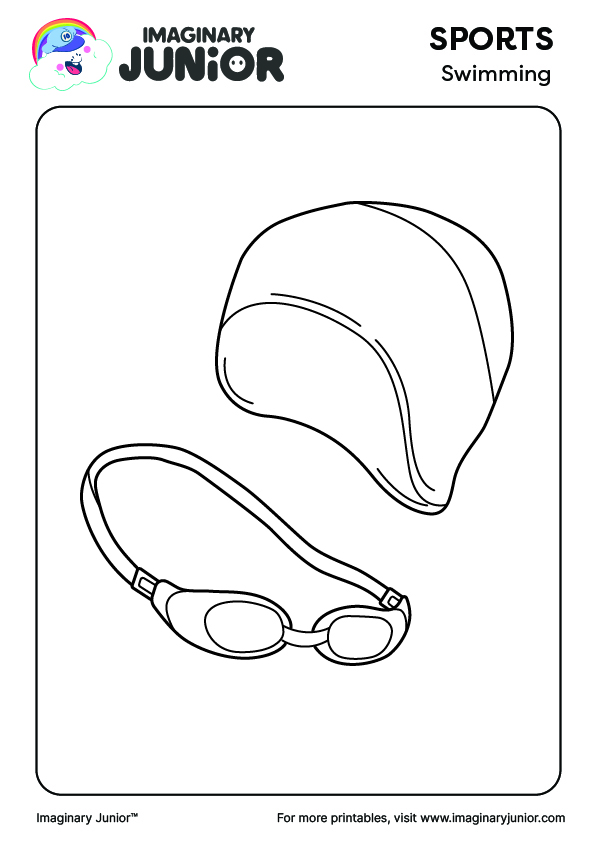 Swimming Printables & Coloring Pages (2023 Edition) - Imaginary Junior