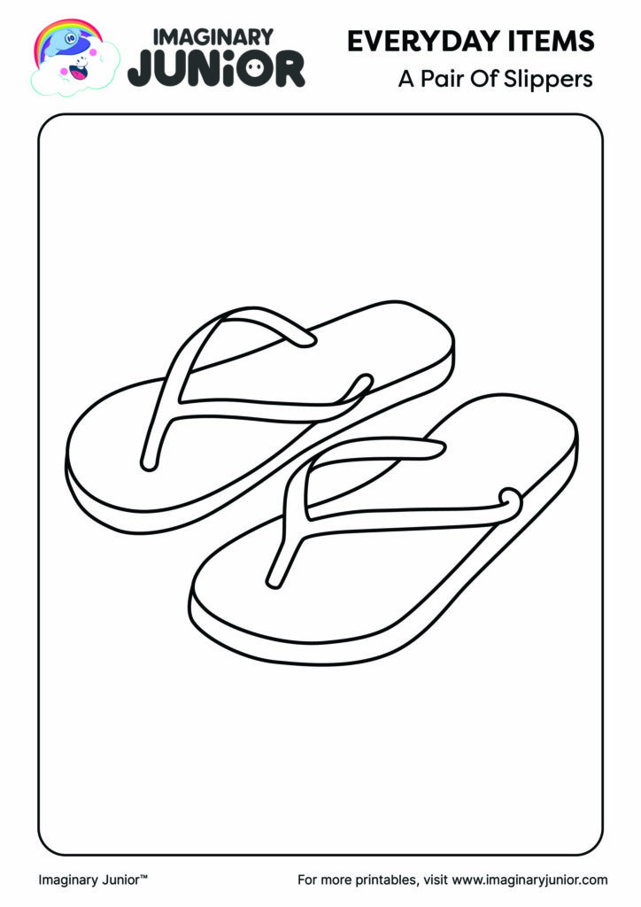 A Pair Of Slippers Printables & Coloring Pages (2026 Edition ...