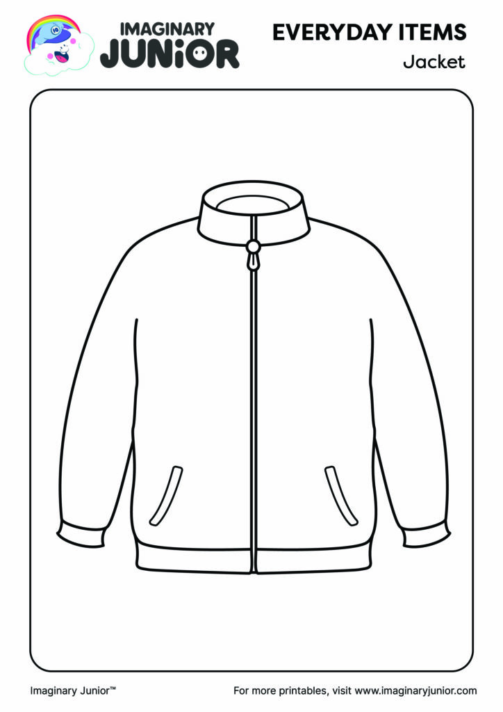 Jacket Printables & Coloring Pages (2025 Edition) - Imaginary Junior