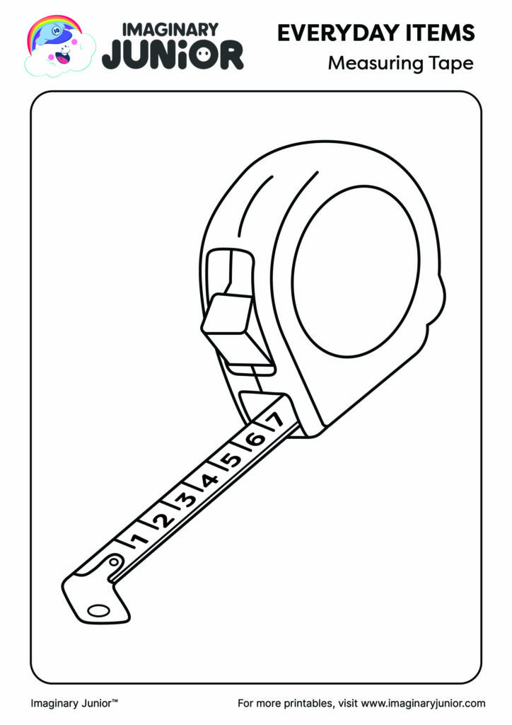 Measuring tape Printables & Coloring Pages (2025 Edition) - Imaginary ...